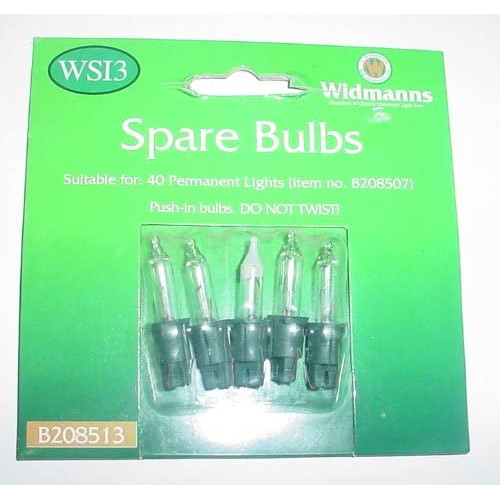 4 Clear Push In Spare Bulbs 6v 0.1a & 1 Fuse Bulb 6v 0.09a (SB277 ...