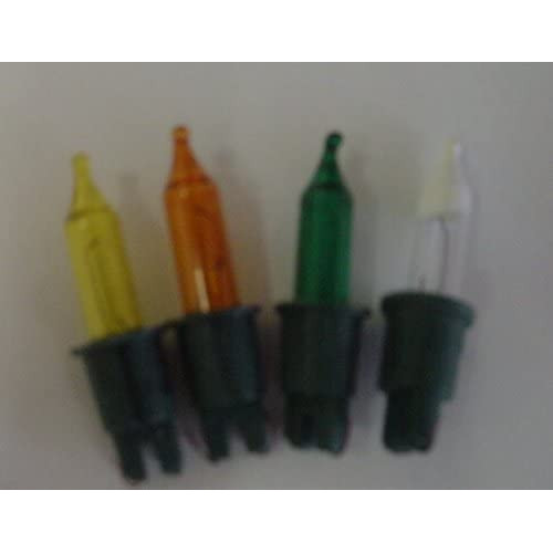 Pack Of 3 Multi Colour Push In Spare Bulbs With 1 Fuse Bulb -12v ...