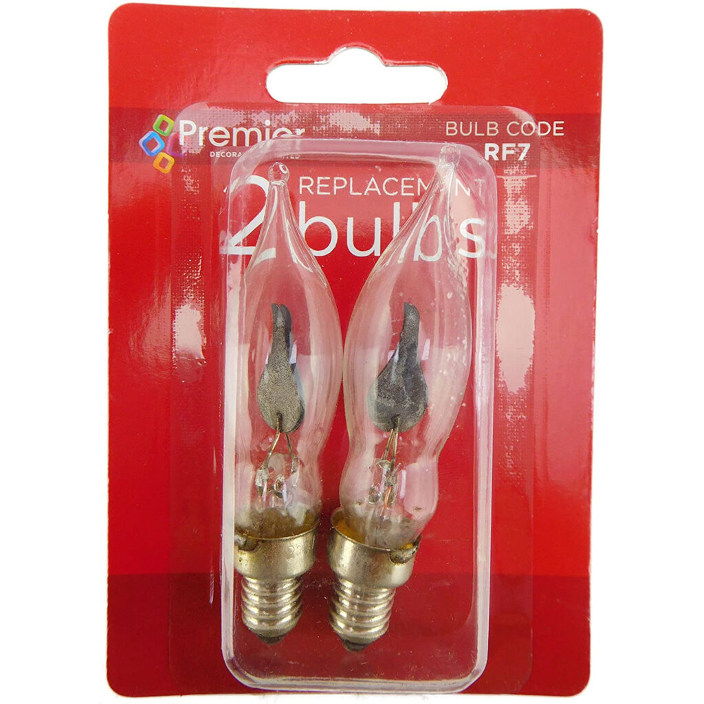 3 E10 Screw In Tulip Spare Bulbs 2.4v 0.48w 0.2a Multi Coloured ...